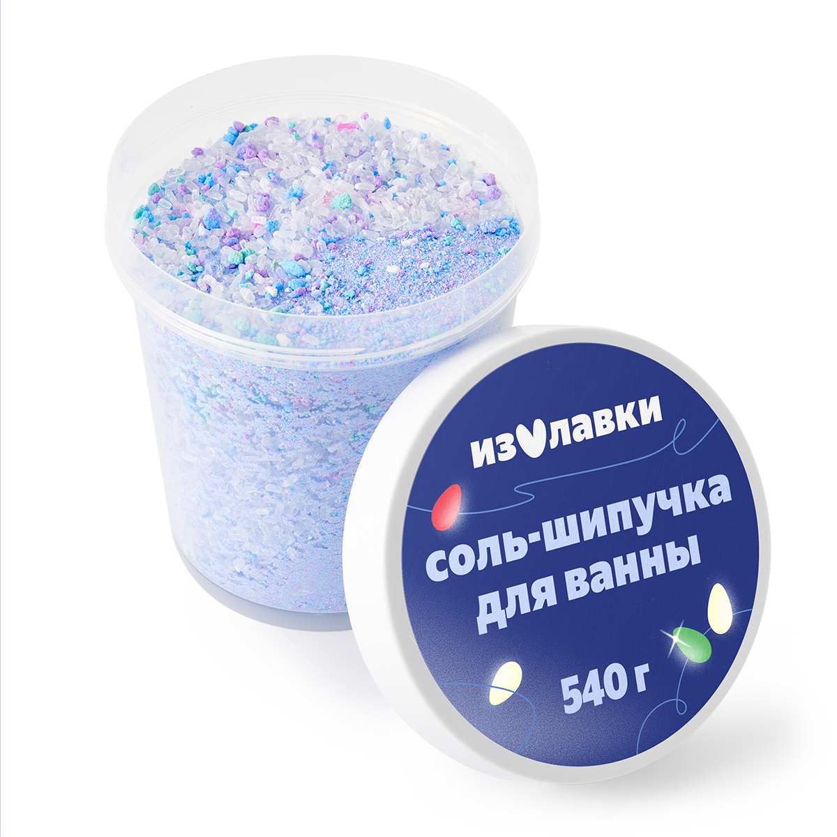 Соль для ванны шипучка «Из Лавки» с ароматом грейпфрут и мята