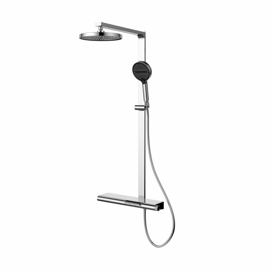 Душевая стойка Арко (Arco) VSFS-4AR1CH с изливом, хром