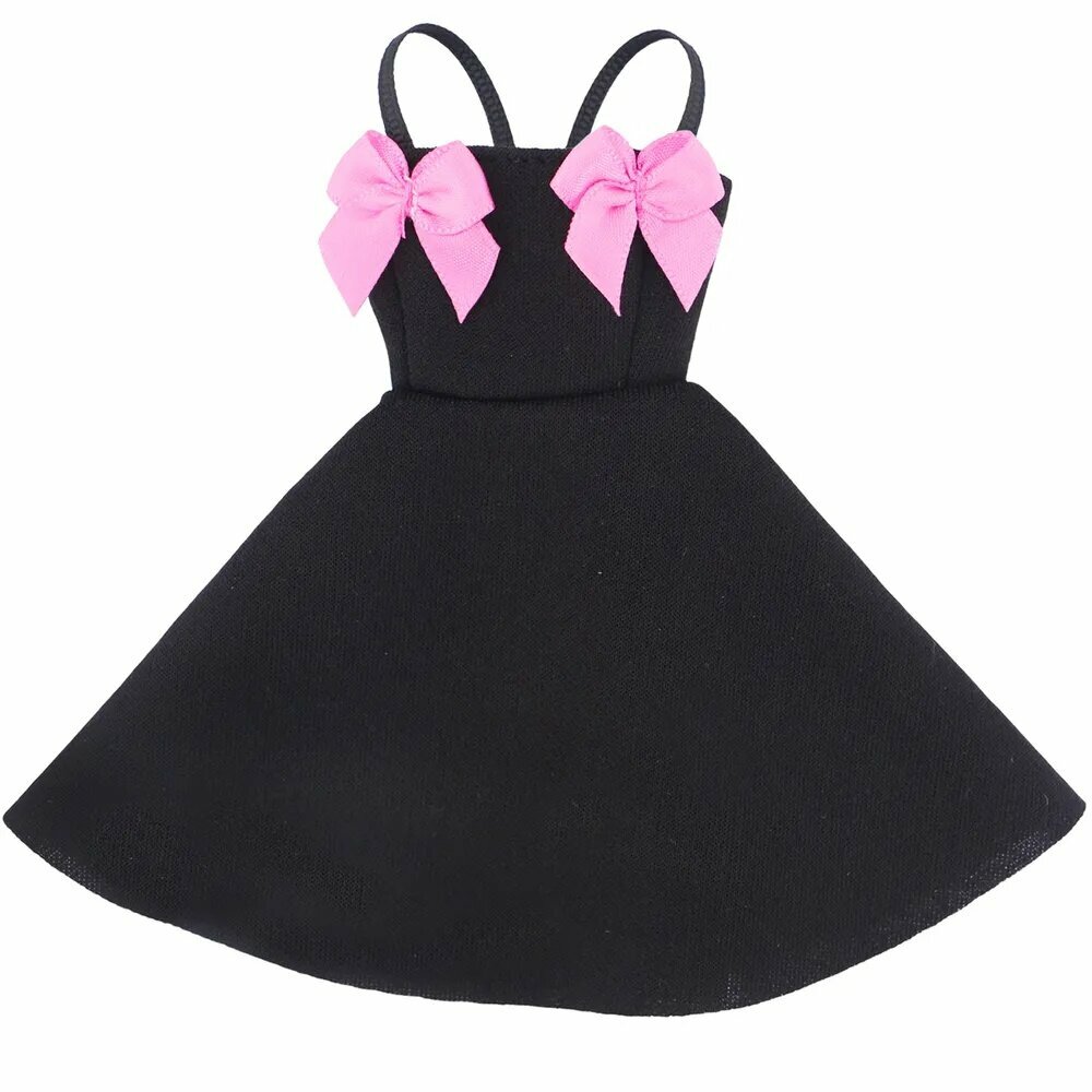 Набор одежды для куклы барби, Чисто черный Свадебное Одежда для кукол 29-30см аксессуары платья