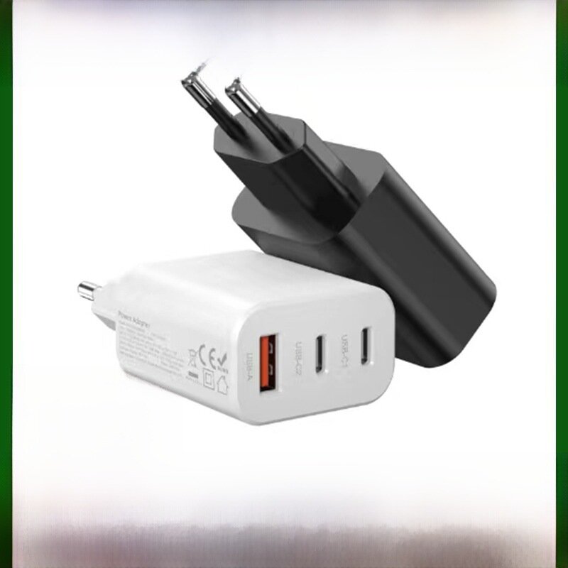 Европейская сертификация CE/ROHS с двойной сертификацией 30W тройной нитрид галлия быстрой зарядной головки подходит