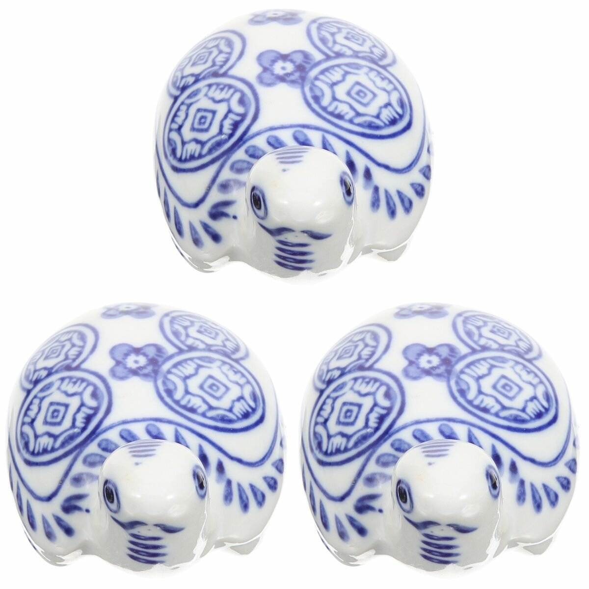 Набор керамических черепах для аквариумного декора, декоративные фарфоровые статуэтки