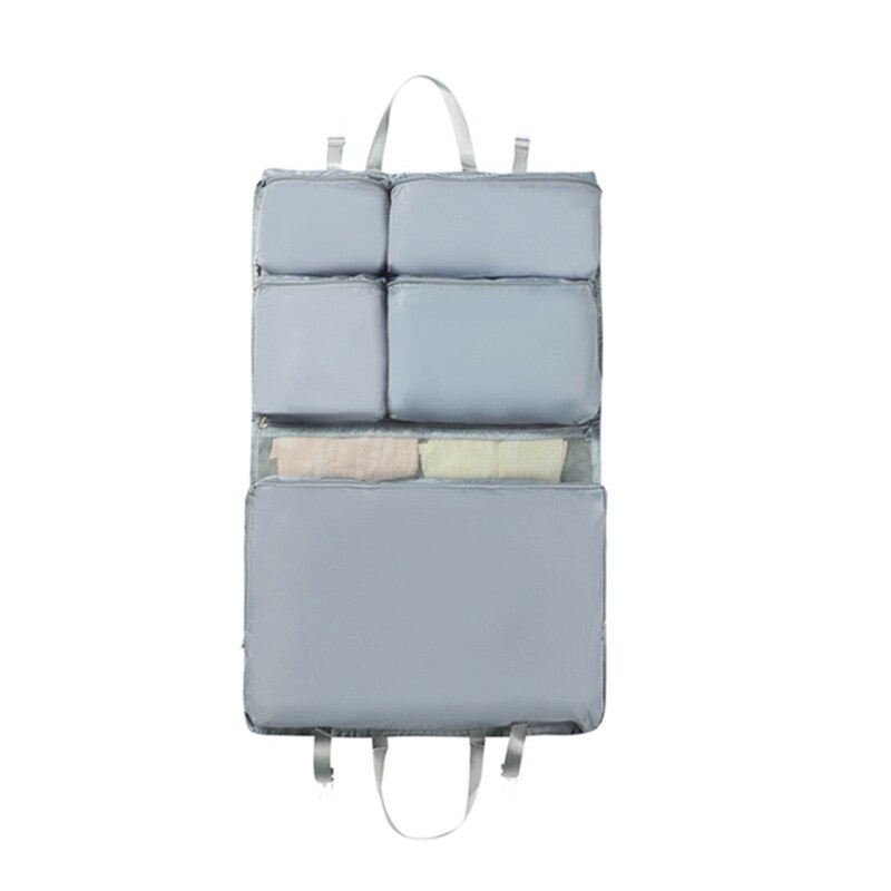 2026 Новейшая модель с ручкой, органайзер, сумка для хранения, 8-в-1, ручная дорожная сумка для одежды, сумка для хранения в чемодане, висячая сумка для одежды, фабрика