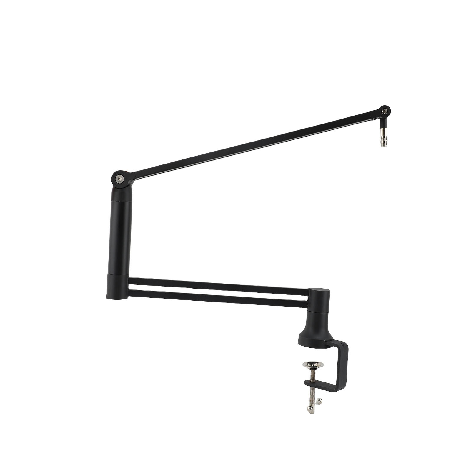 Кронштейн для микрофона Настольное крепление Штанга для микрофона с прокладкой кабеля Стойка для микрофона для потоковой передачи игровых подкастов Черный