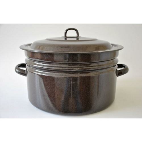 БАК эмаль 20Л коричневый рябчик без декора КМЗ