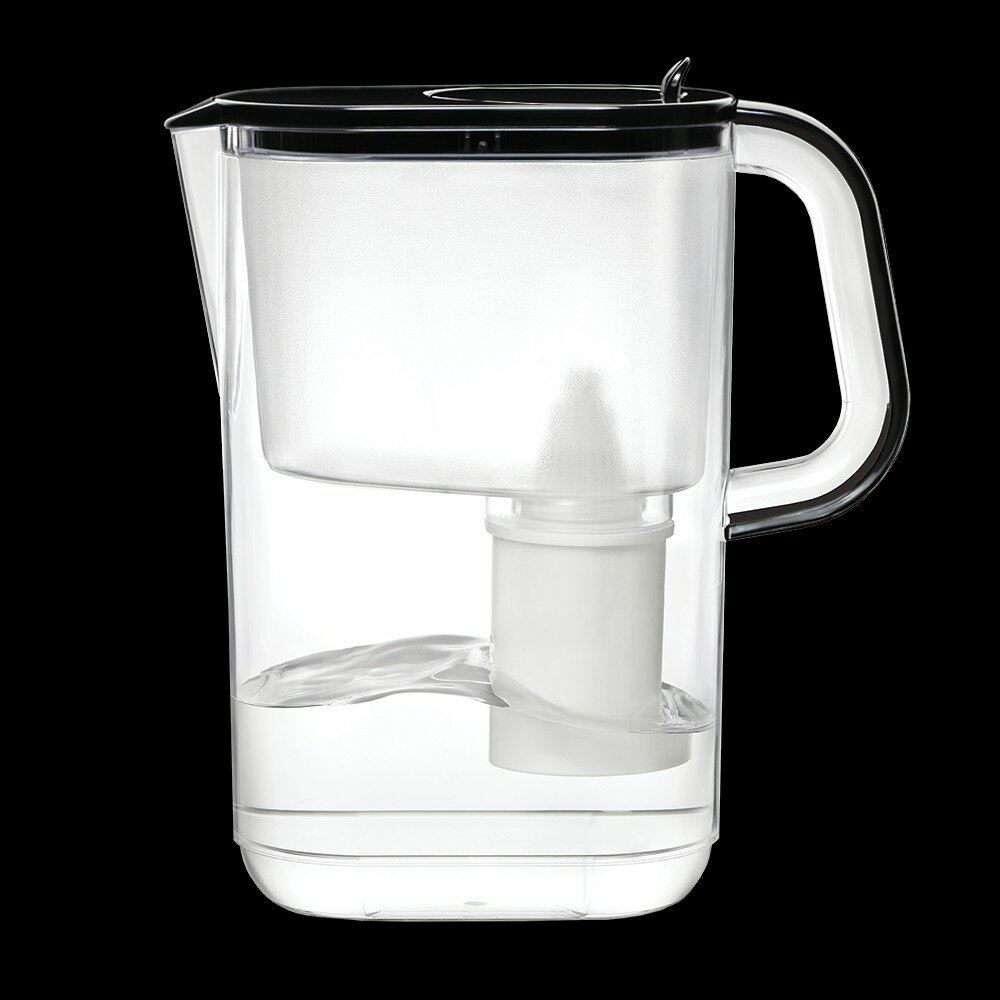 Фильтр кувшин для воды 3.5Л эверест С клапаном стайл XS черн барьер