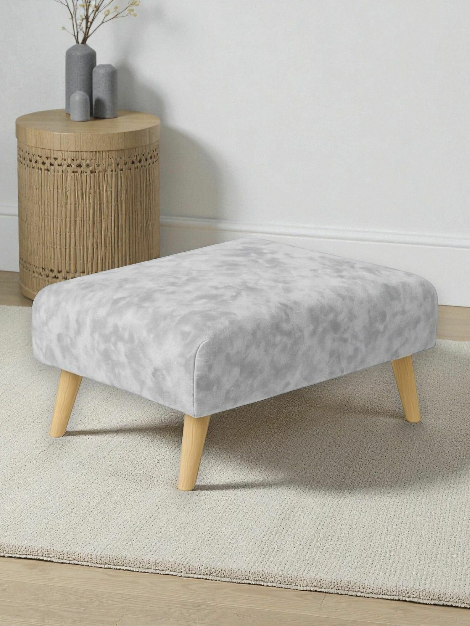 Банкетка в прихожую Вегас 40*60 пуф в прихожую велюр Crush 4