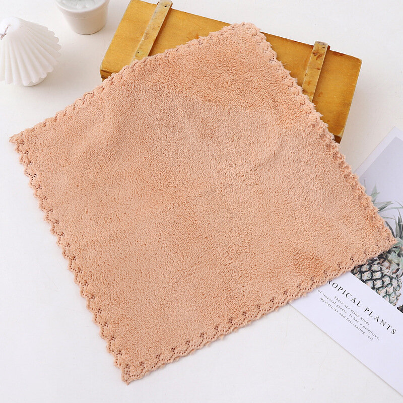Коралловый флис квадратное полотенце оптом коралловый флис высокой плотности детский сад абсорбент небольшое квадратное