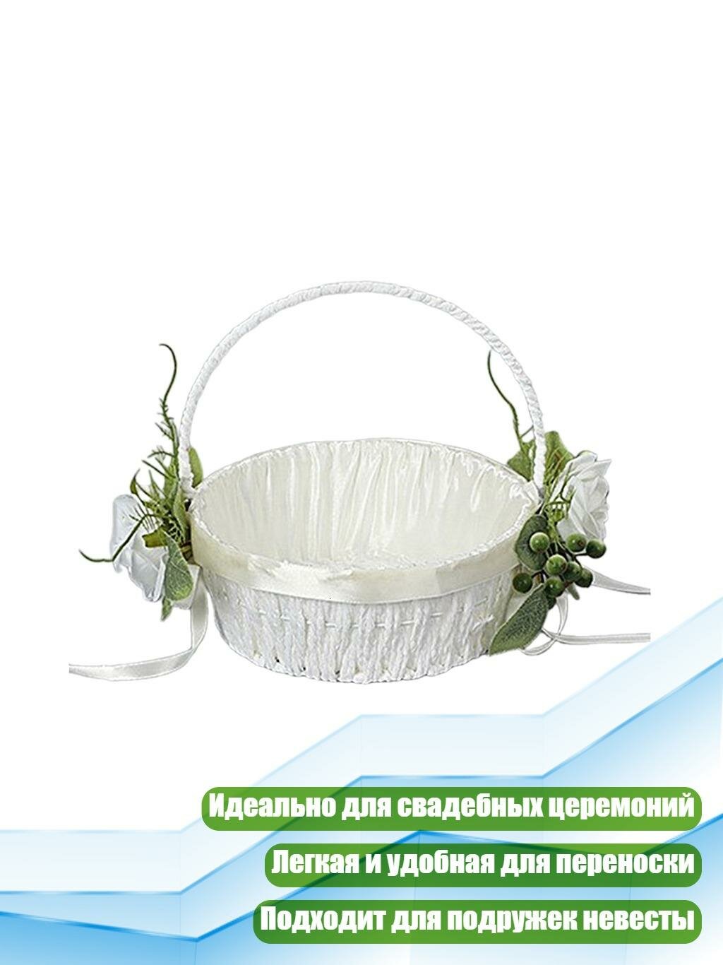 Плетеная корзина в стиле рустик, 5860