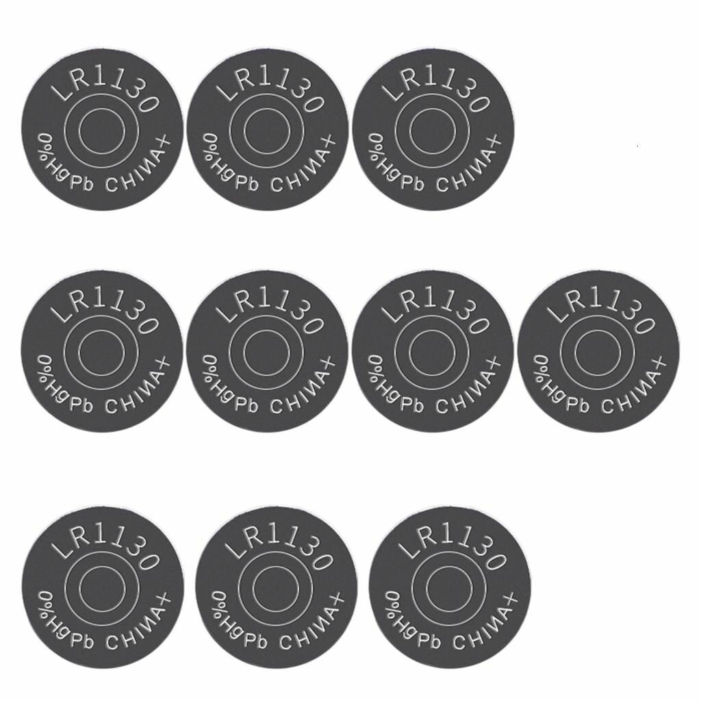 Батарейки-таблетки LR1130, AG10, LR54, 389, 189, 1.5 В, 10 шт, 10PC