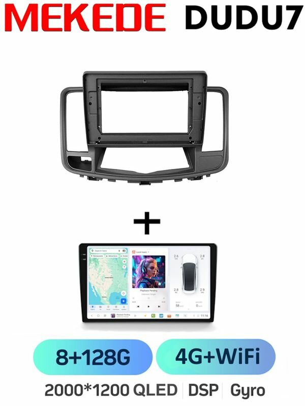 Магнитола Mekede 10" DUDU7 8/128 Gb для Nissan Teana J32 2008-2013 (A) carpay Android