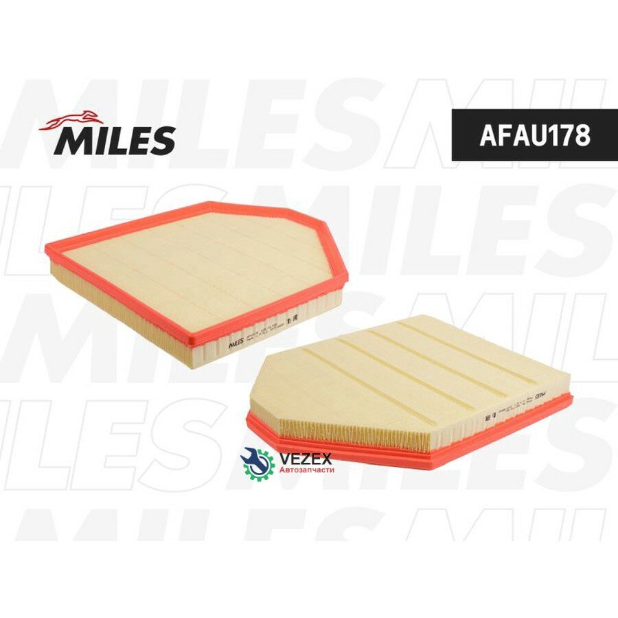MILES AFAU178 Фильтр воздушный BMW X3 3.0 11- (FILTRON AP028/6, MANN C30013) AFAU178