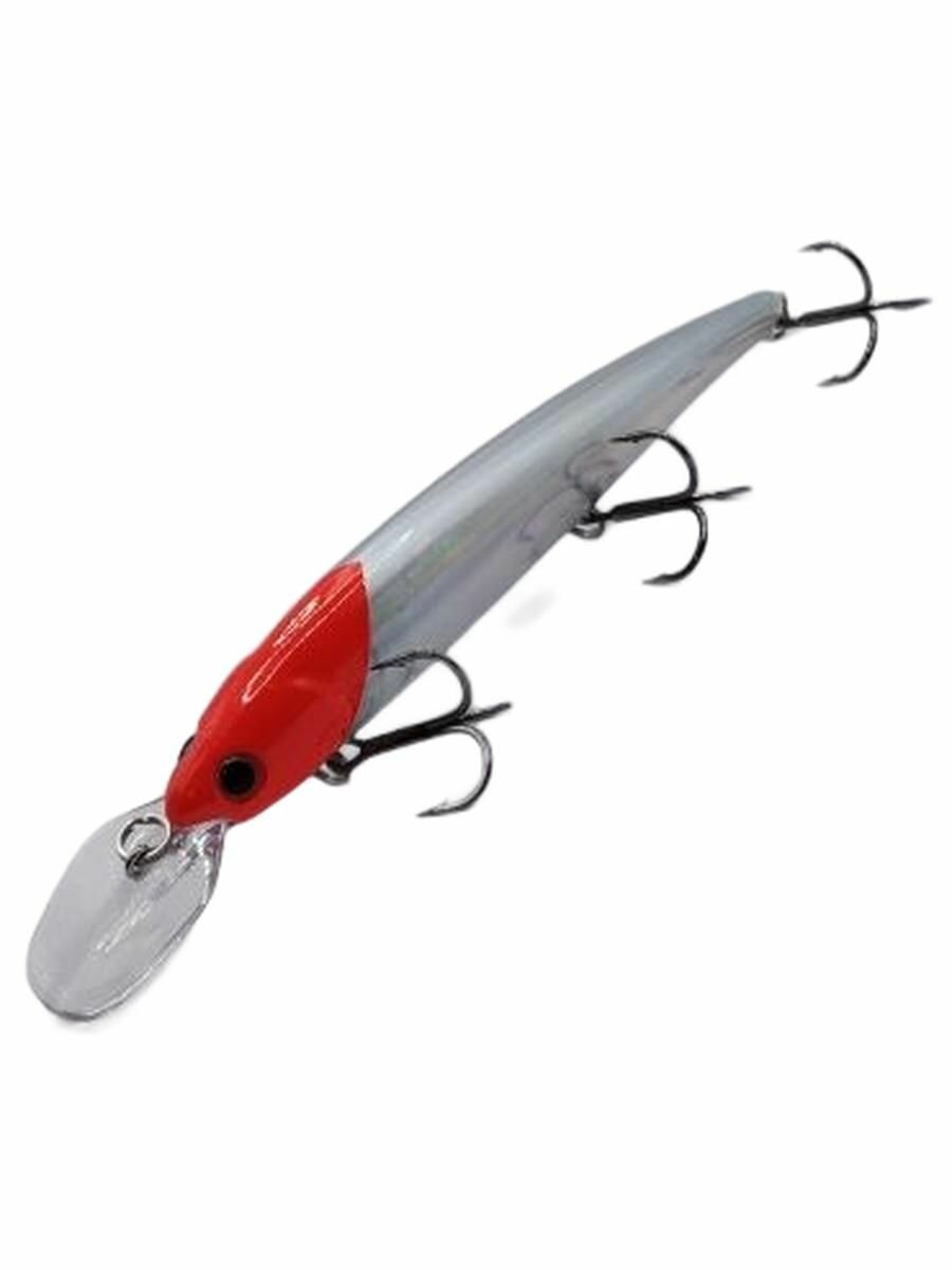 Воблер BANDIT WALLEYE SHALLOW 120 мм 19 г минноу плавающий, глубина 3 м, для щуки, окуня