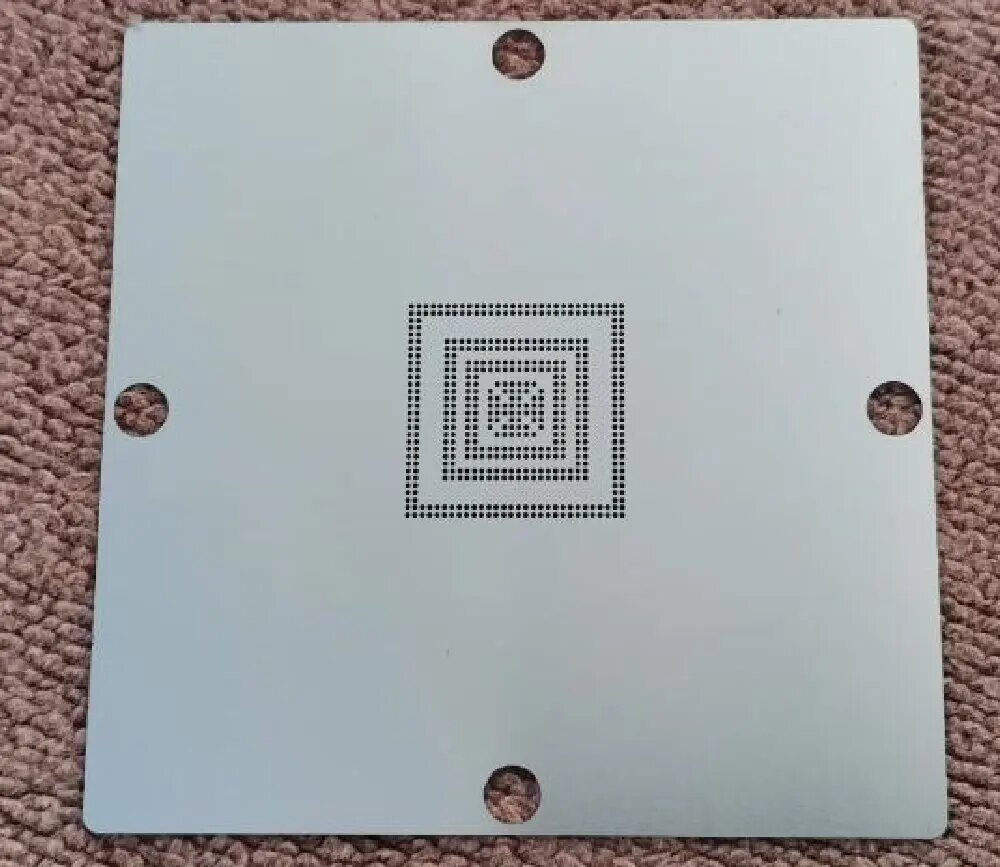 Трафарет BGA с прямым нагревом 90x90 мм для SAL-TC299TP-128, трафарет с луженым TC290/TC297/TC298, чипы автомобильной печатной платы, 90x90mm