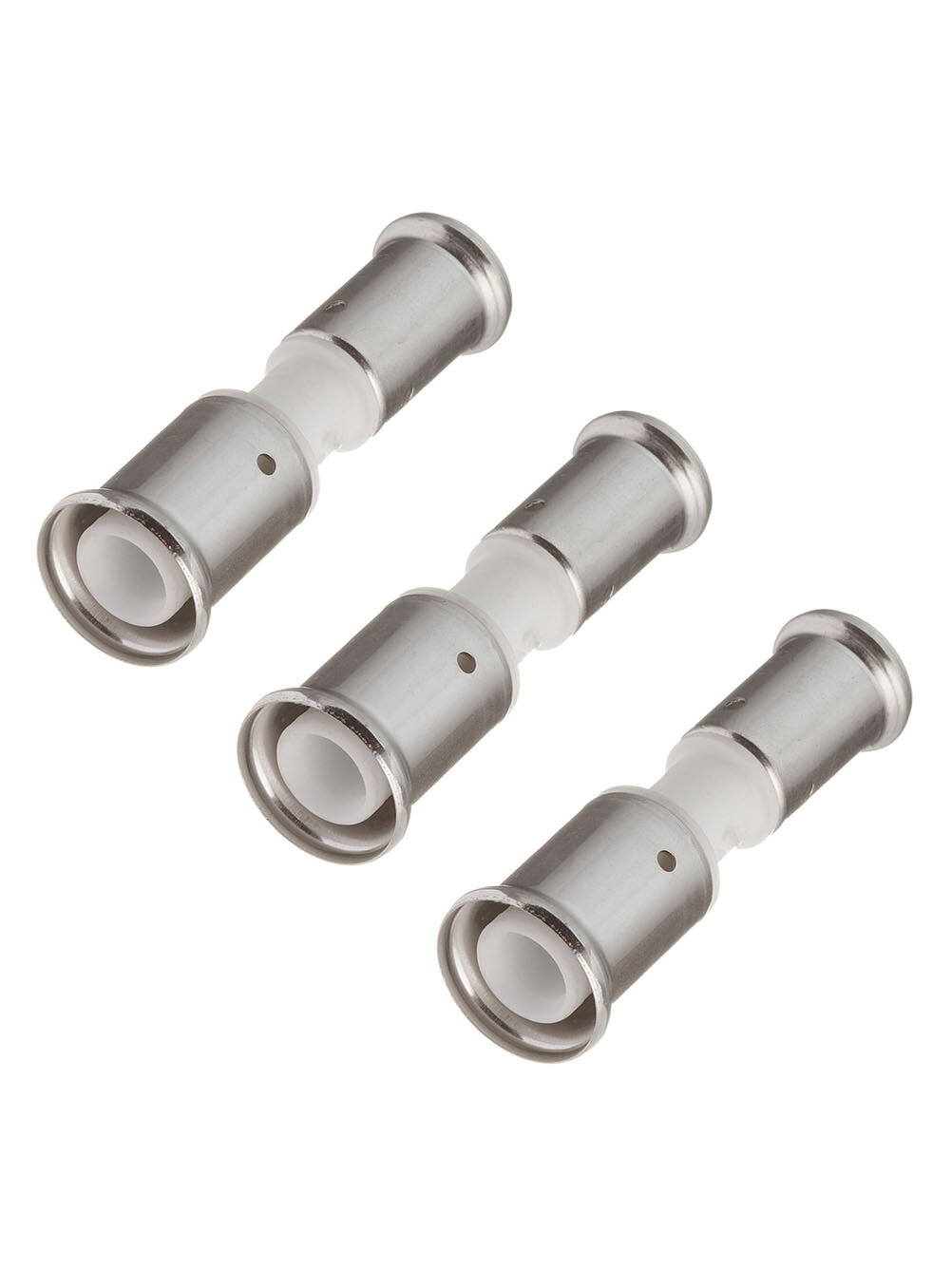 Муфта (16PKW-2016) 20(пресс) х 16(пресс) PVDF белая (3 шт.)