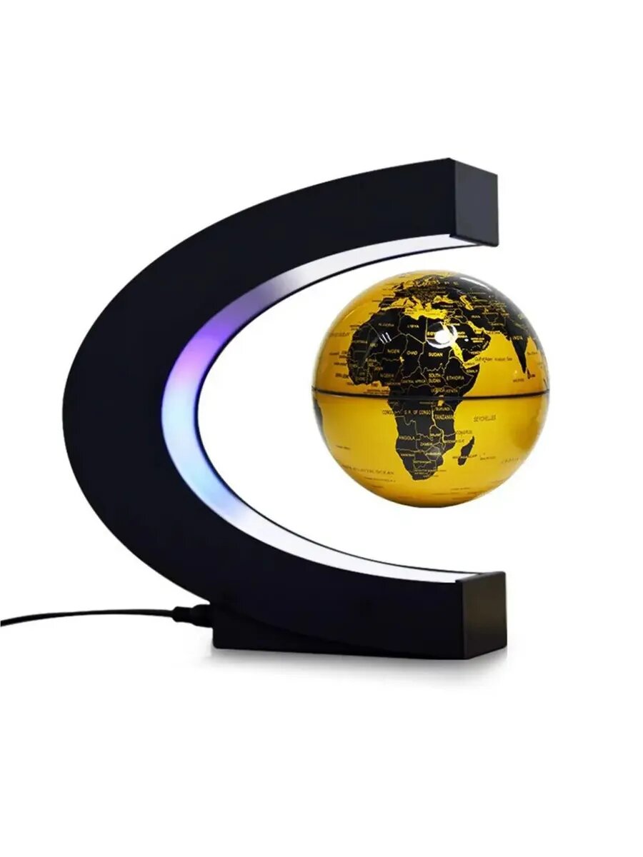 Левитирующий глобус: современный ночник для интерьера