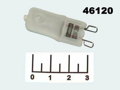 Лампа КГМ 220V 25W G9 матовая Camelion (5558)