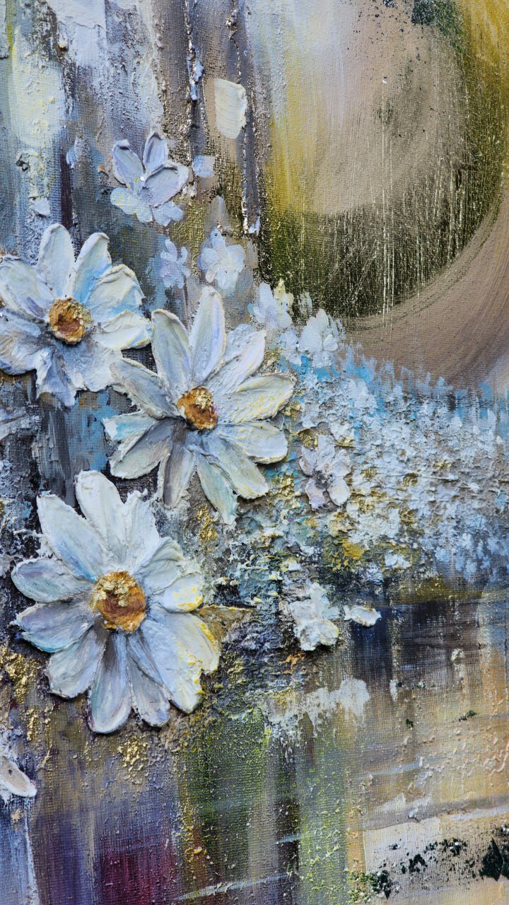 Картина Название:«Настроение августа» Размер: 50×60 см Материалы: холст на подрамнике, акрил, поталь, лак. Бренд: "Союз Авторских студий" Художник: Оли Ма Состояние: оригинал, ручная работа .