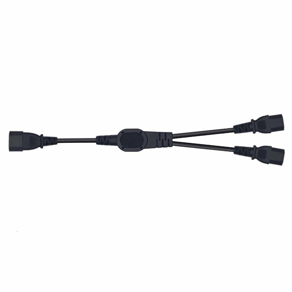 US 3PIN Power Cord IEC320 C14 до 2xc13 Кабельный разветвитель для ноутбуков