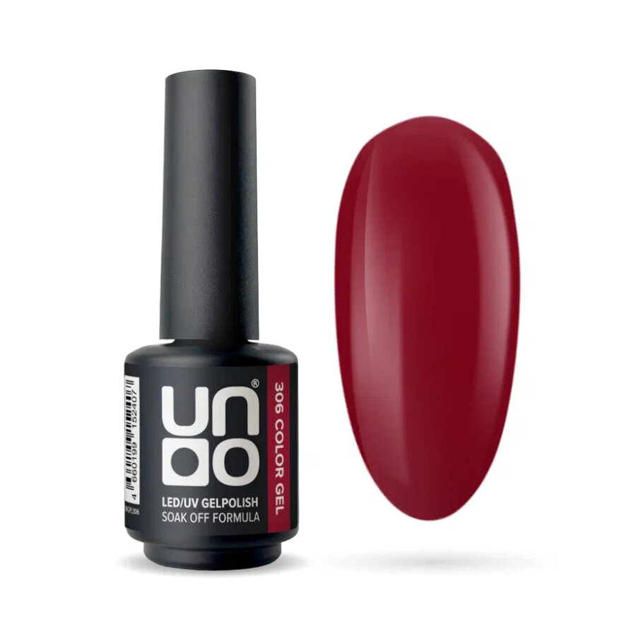 UNO, Гель-лак №306 Вишня - Cherry, 8 мл