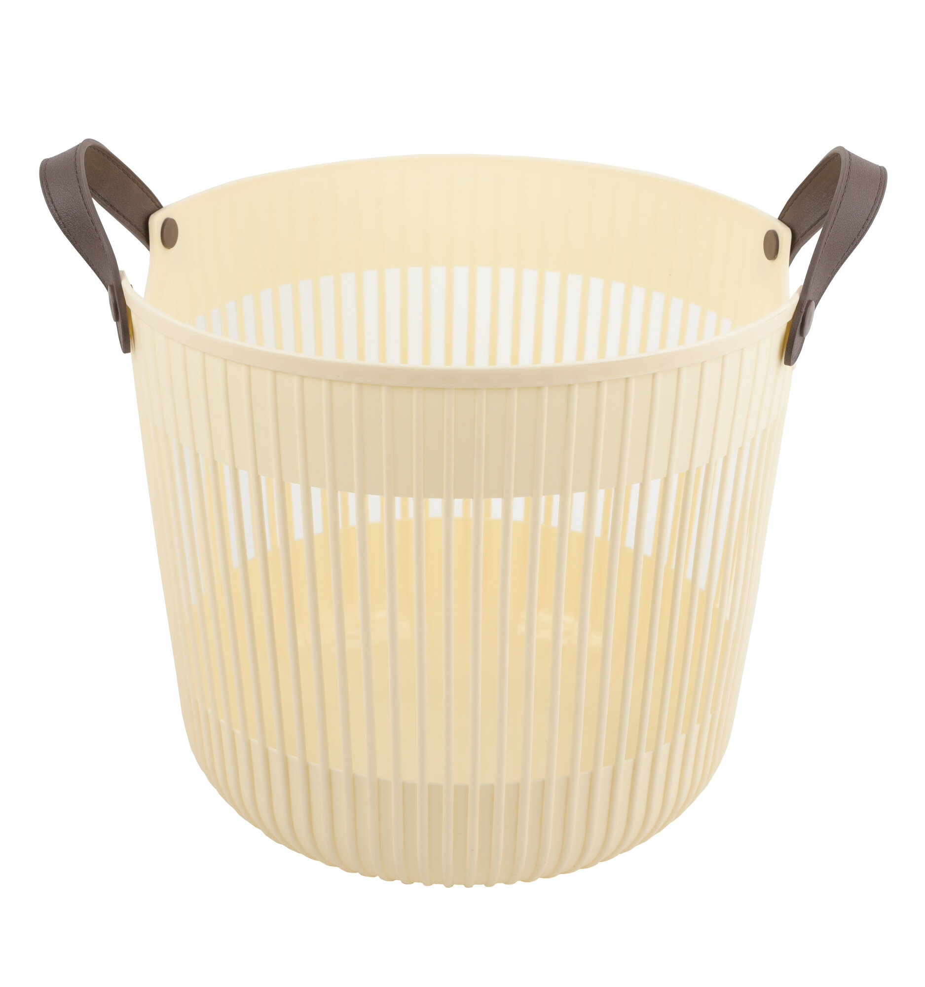 Корзина TODELIA 35 х 35 х 32 см, 9,8 л, пластик, ТПР-резина, белый