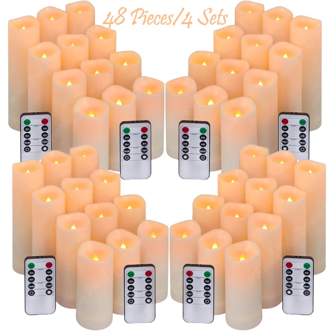 Flameless LED Candles Set