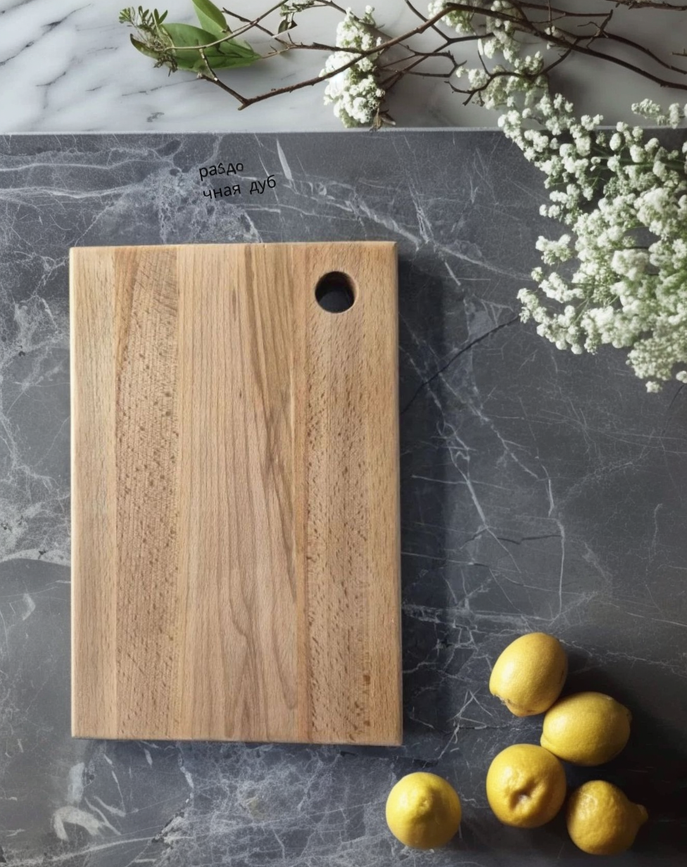Доска разделочная "Sunrise Wood", дуб, антисептическое покрытие, 27 x 20 х 2 см — фото 1