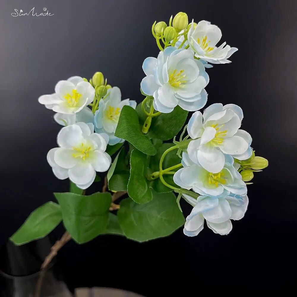 Искусственные цветы жасмина белые, Light Blue