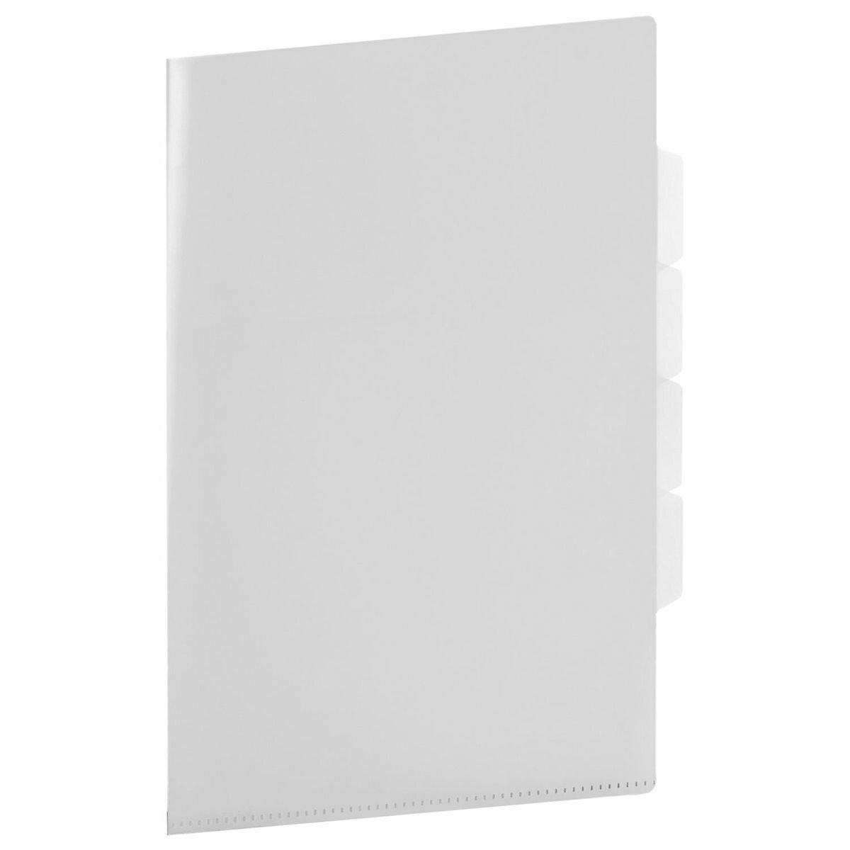 Папка-уголок Brauberg Special (А4, 3 отделения, 150мкм, жесткий пластик) прозрачная (273062)