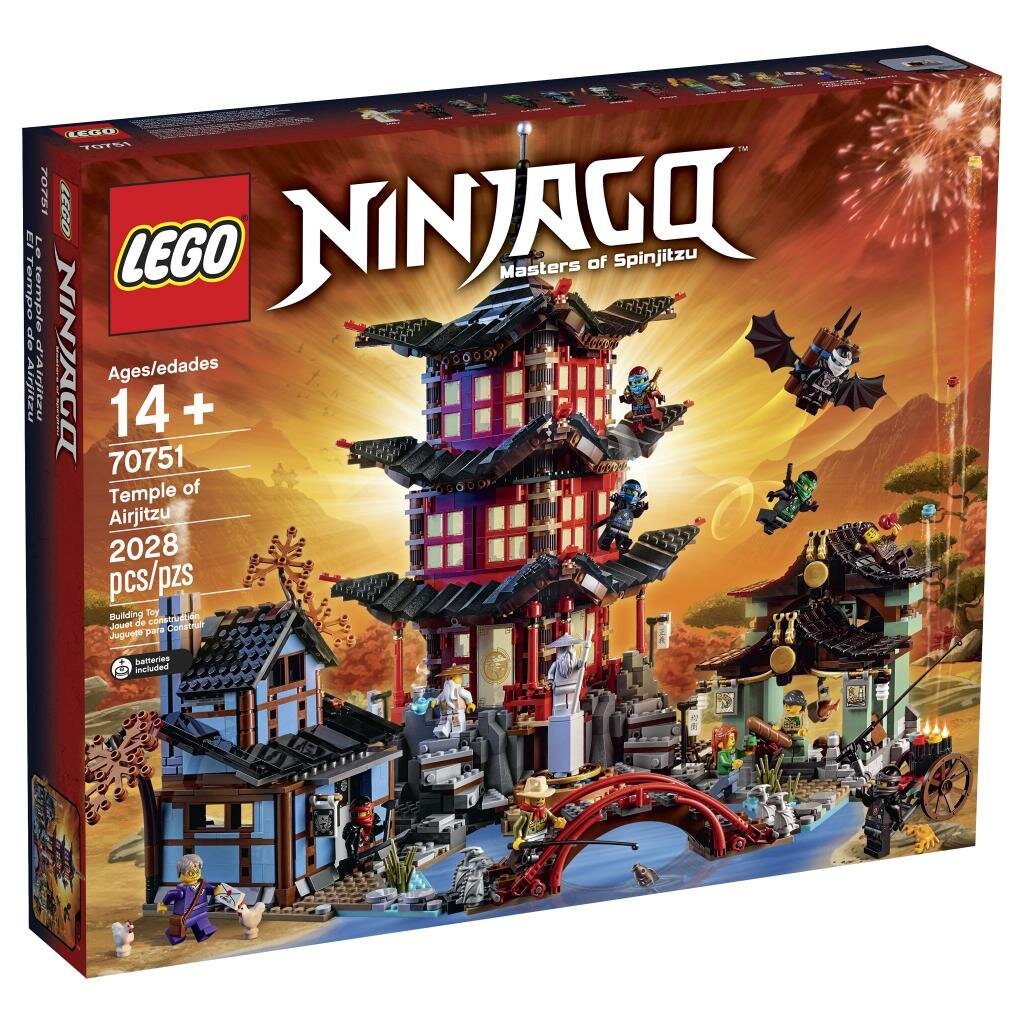 Конструктор LEGO Ninjago 70751 - Лего Храм Аэроджитцу, 2028 деталей