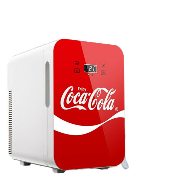 Холодильник Coca-Cola для косметики, red digital display ribbon coca-cola-tj-20las
