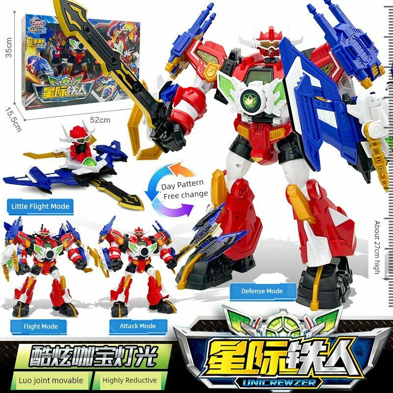 Игрушка-трансформер Kabao Car God's Rescue Alliance Interstellar Iron Man Battle God Kaha Boy King Kong Звездный