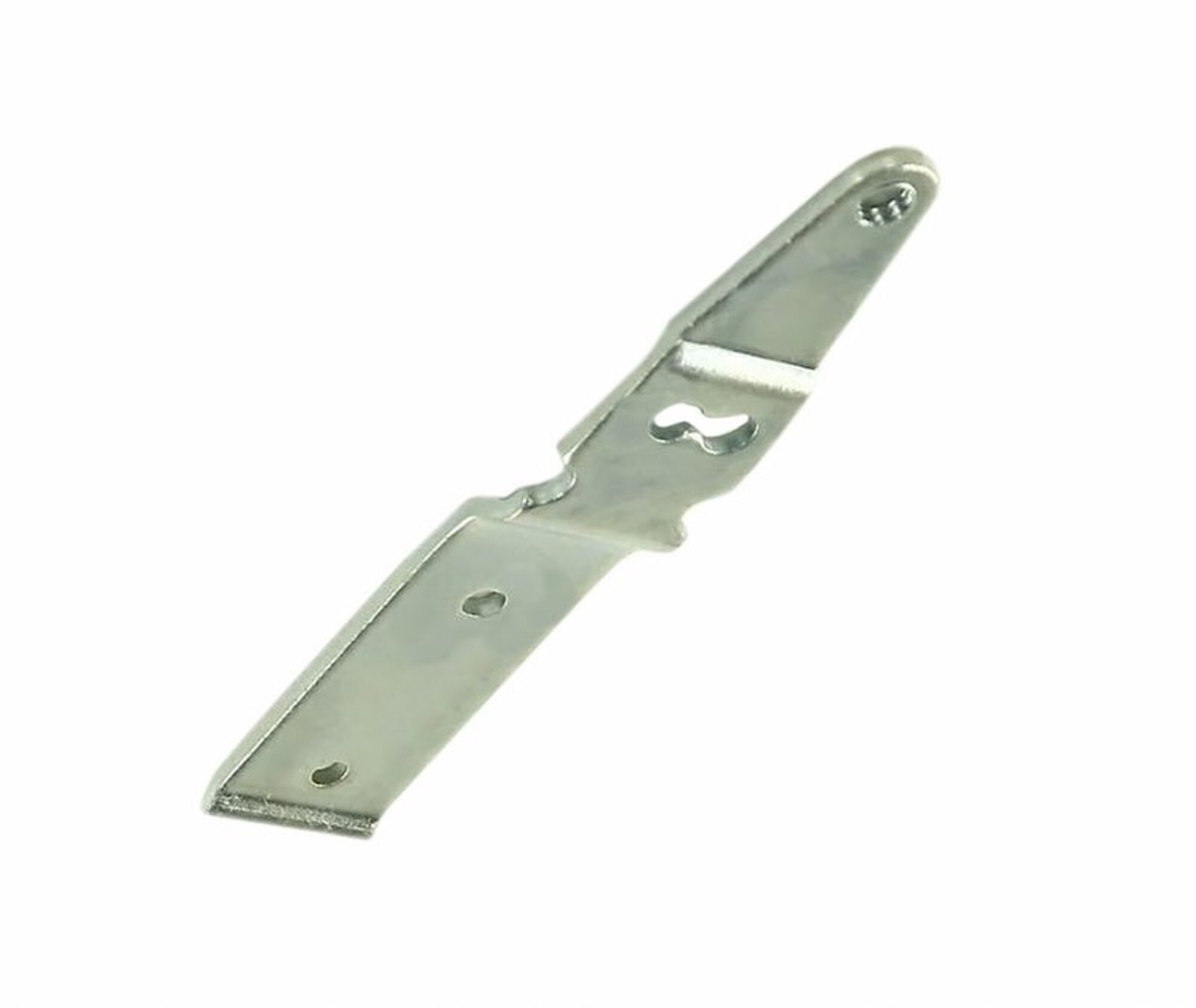 Петля двери Indesit 383455, для холодильников, верхний кронштейн, металл, серебристый