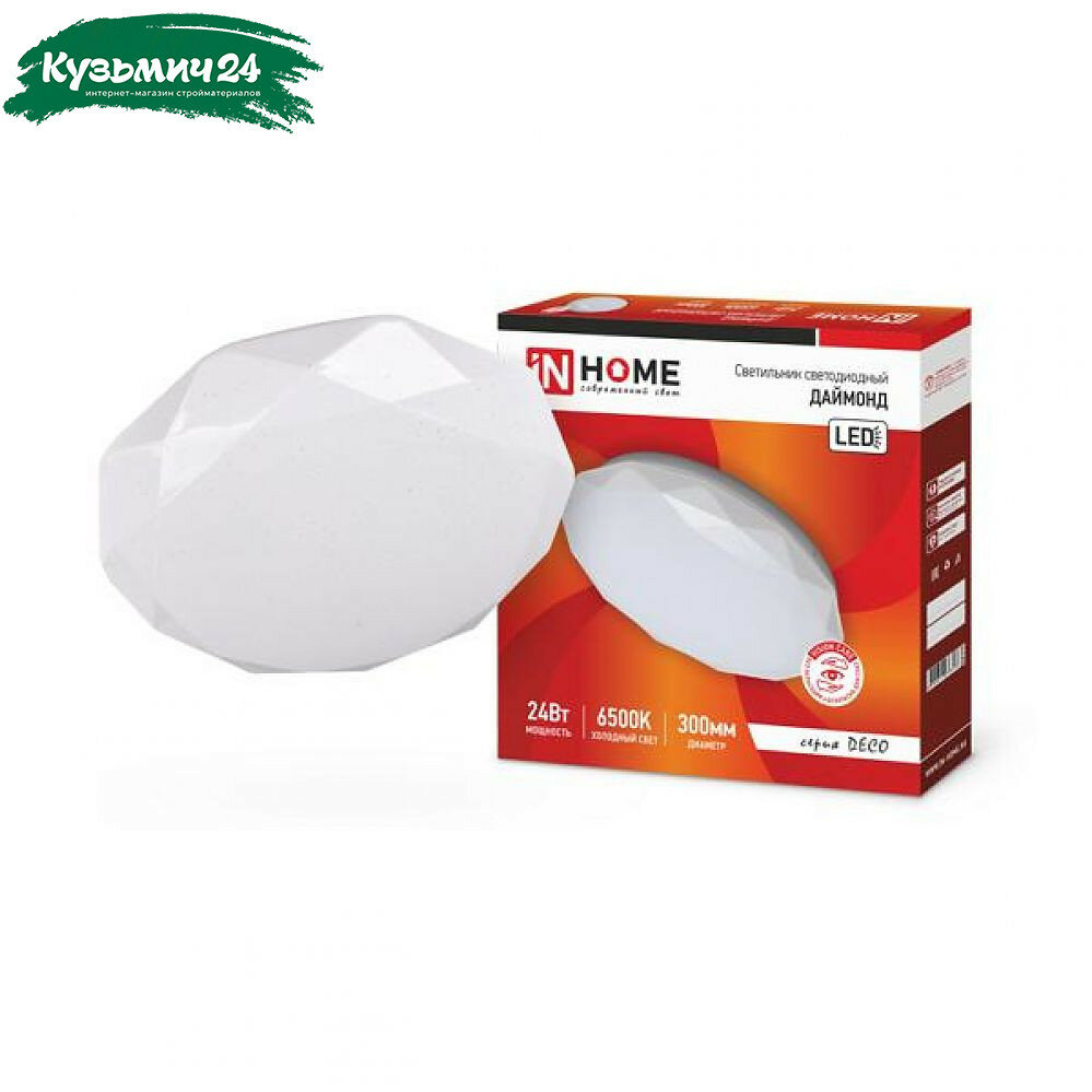 Светильник IN HOME DECO Даймонд 24W 6500K