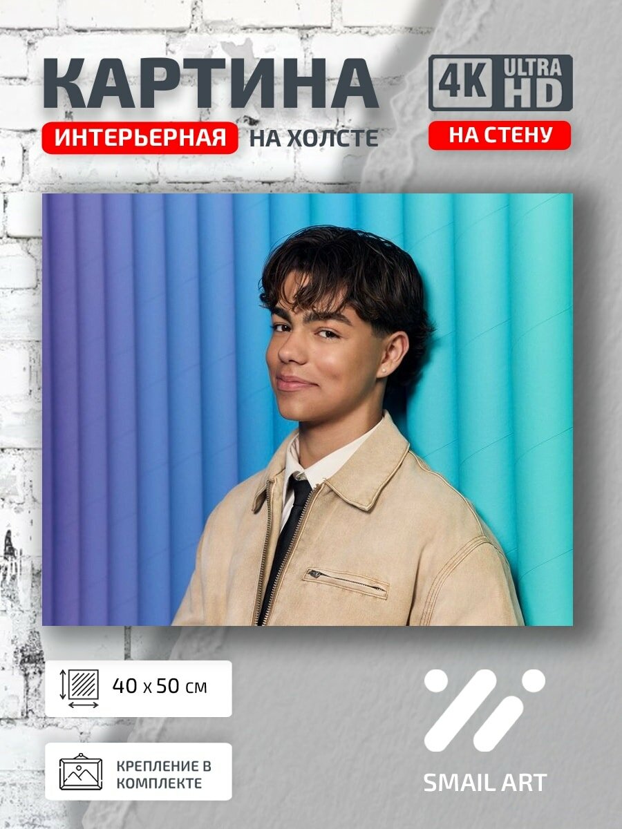 Картина на холсте интерьерная 40 на 50 на стену Малачи Бартон для гостиной атмосфера