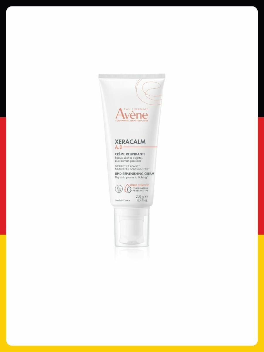 Крем для тела Avene XeraCalm A.D. Lipid-Replenishing Cream moisturizing cream for dry to atopic skin, 200 мл