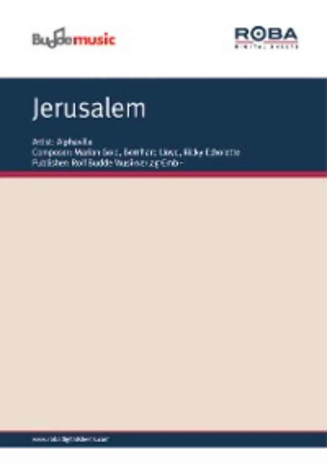 Jerusalem [Цифровая книга]