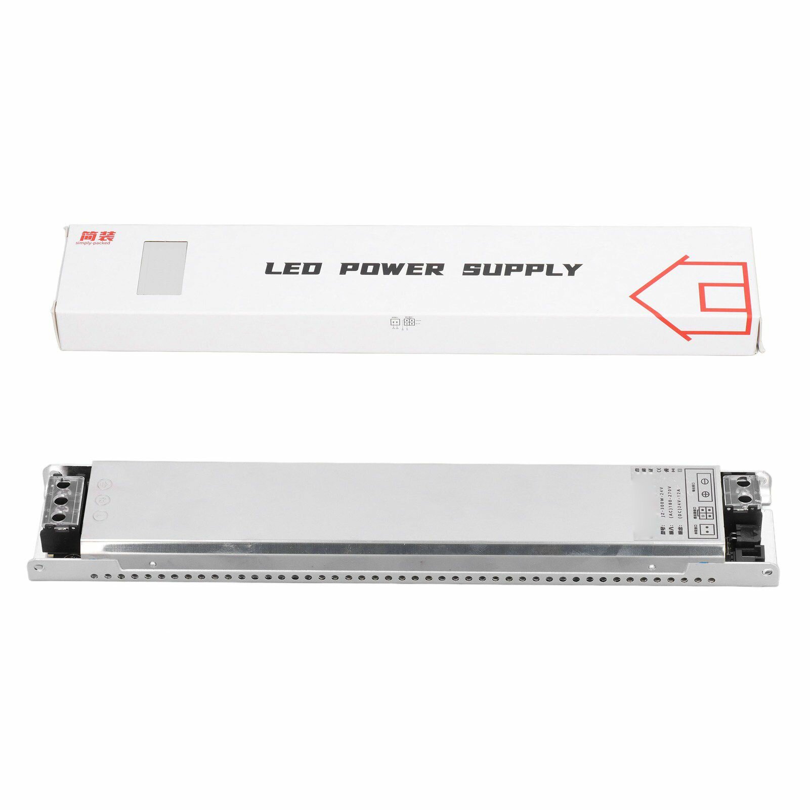 Светодиодный блок питания, интеллектуальный адаптер индукционного управления, 300 Вт, аксессуары для дома, 24 В, 12 А