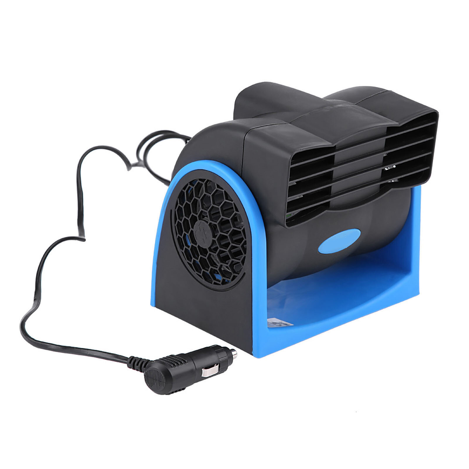 Car Electric Fan, Low Noise 12V Durable Lightweight Portable for Truck SUV RV