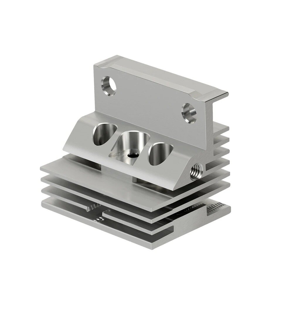 Радиатор Hotend, совместимый с радиатором из алюминиевого сплава Creality K1/K1 MAX, охлаждающий блок для деталей 3D-принтера