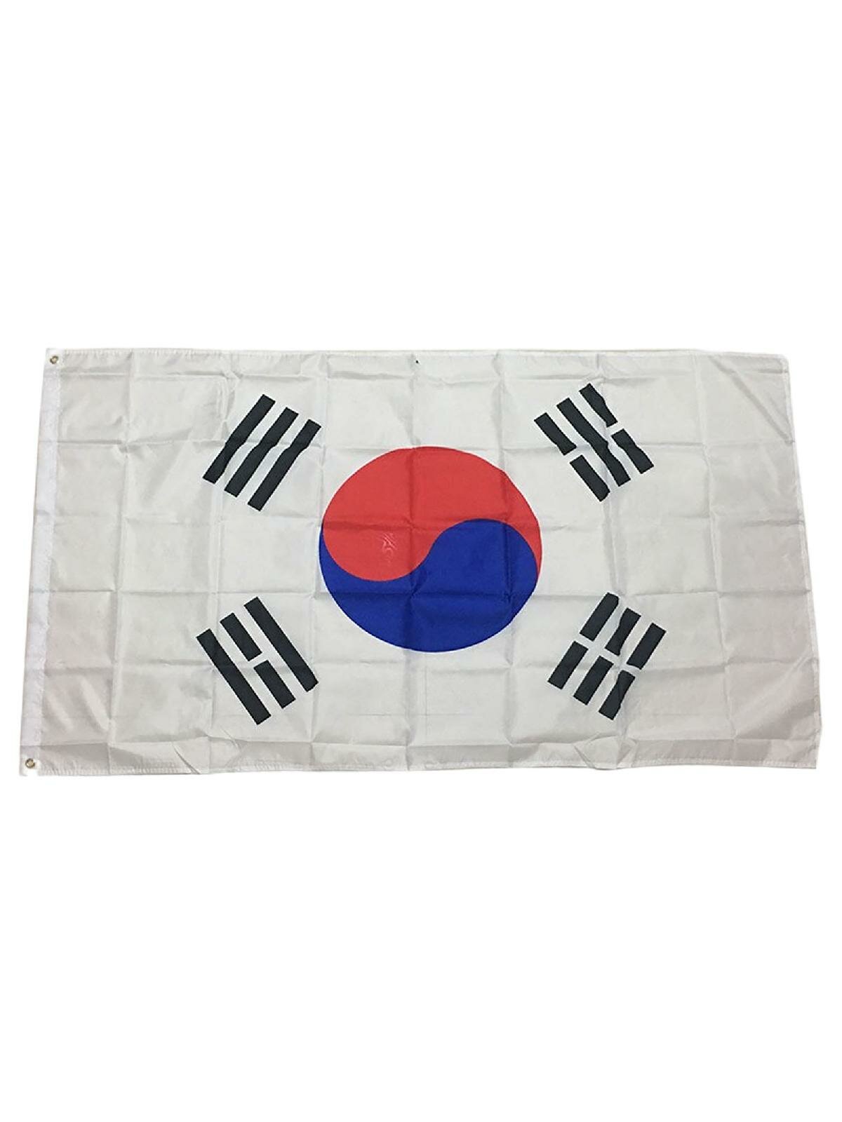 Трафаретная печать из полиэстеровой ткани корейского флага 90*150 см