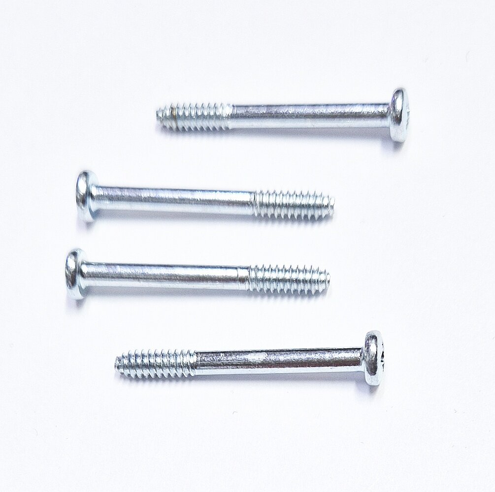 Крепеж Generic длинные вентиляторные винты 30мм серебристые (4 шт) для радиатора