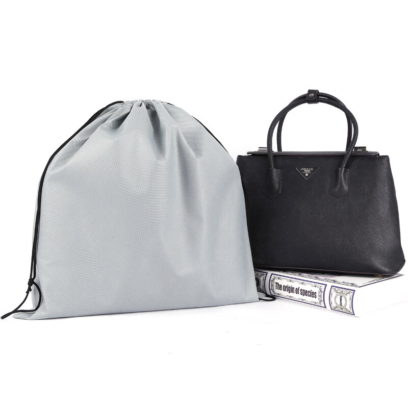 Чехол-пыльник для сумок, защитный кожаный чехол на шнурке, сумка для хранения, влагонепроницаемый, дышащий, простой и