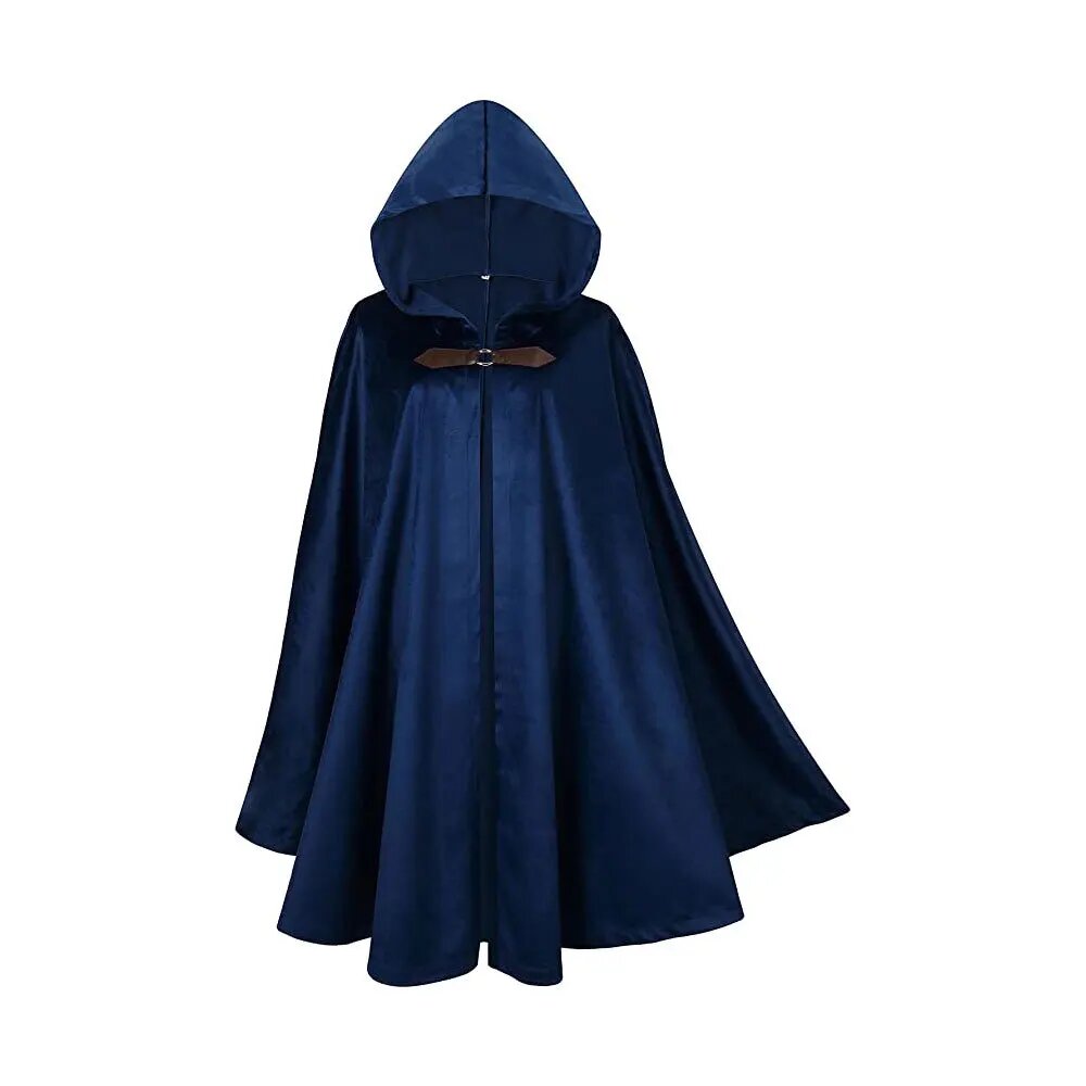 Сuede Medieval Hunter Cloak Темно-синий, М, Синий