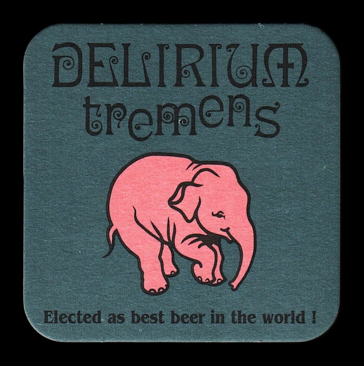 Бирдекель (костер) Delirium Tremens №3 Бельгия (подставка под пивной бокал)