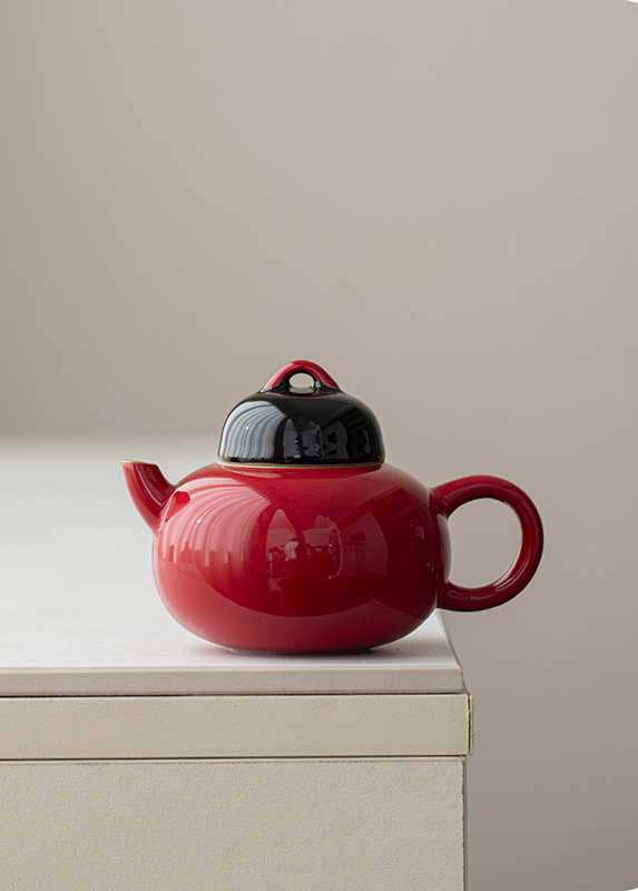 Керамический чайник Ruyi beam teapot изысканный чайник с одним чайником чайный сервиз Кунг-фу