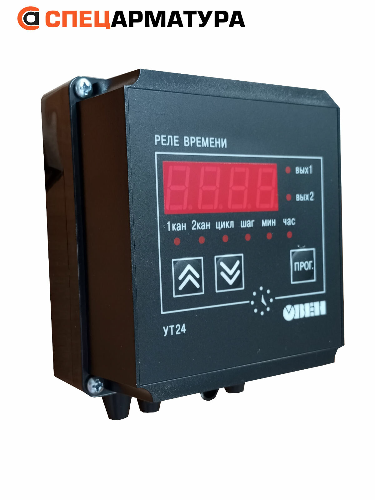 Таймер реального времени двухканальный овен УТ24-Н. Р (IP44,130.265 В)
