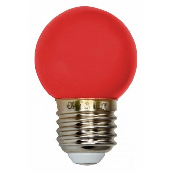 Лампа светодиодная SLB-LED-3 E27 220В 4Вт красный 405-112