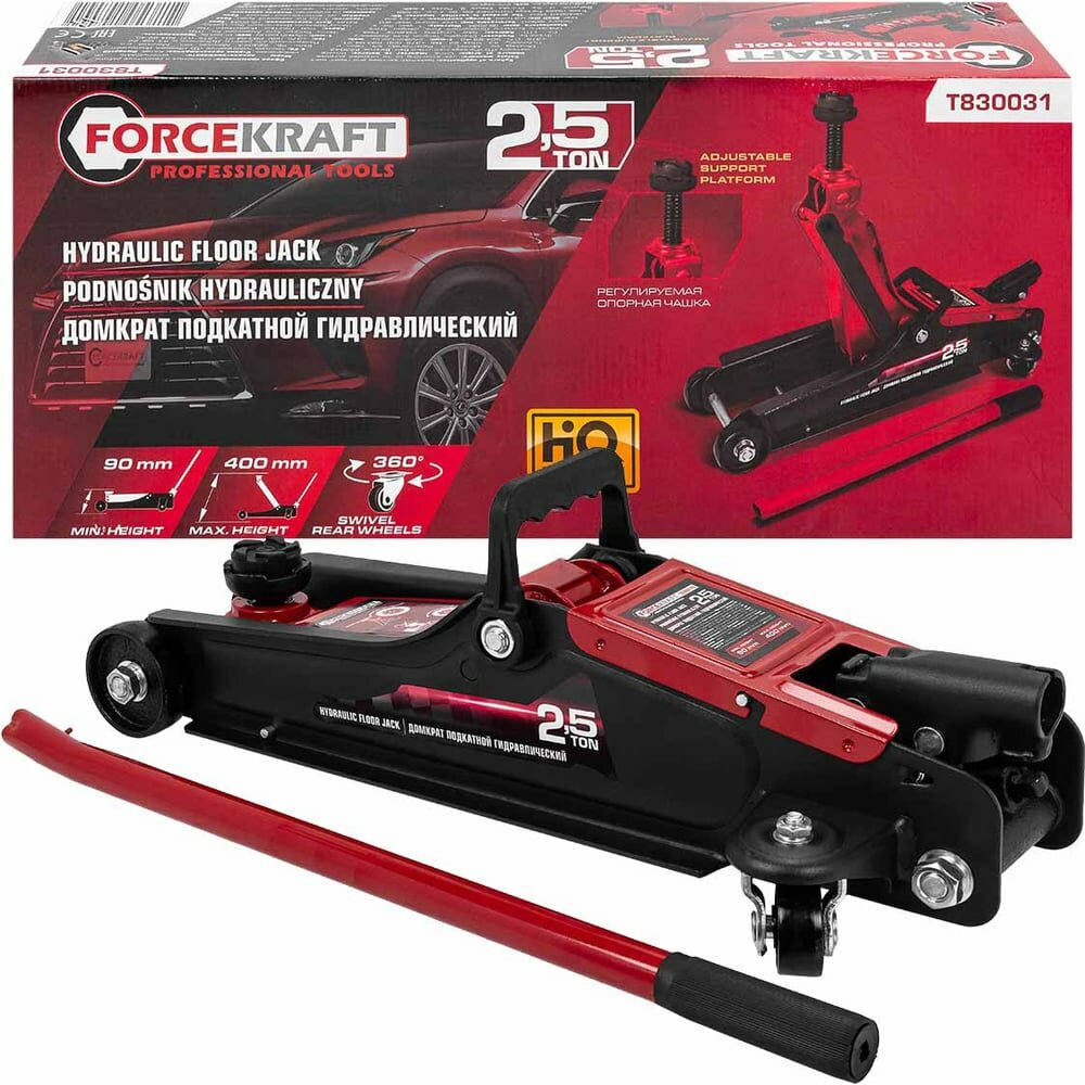 Подкатной гидравлический домкрат Forcekraft FK-T830031(61301)