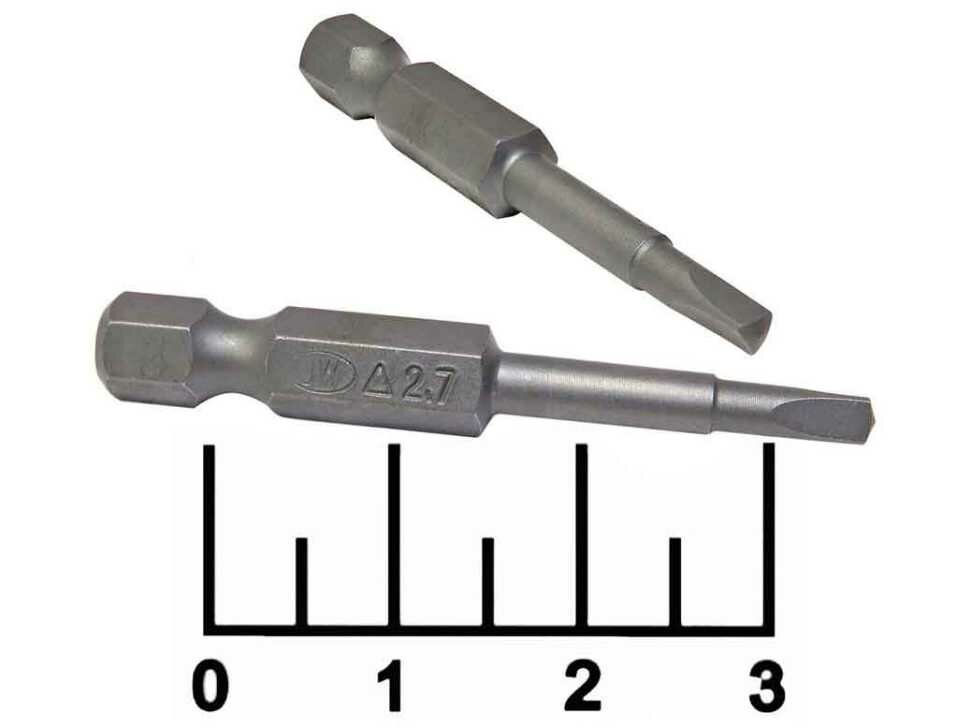 Бита треугольник 2.7*50мм