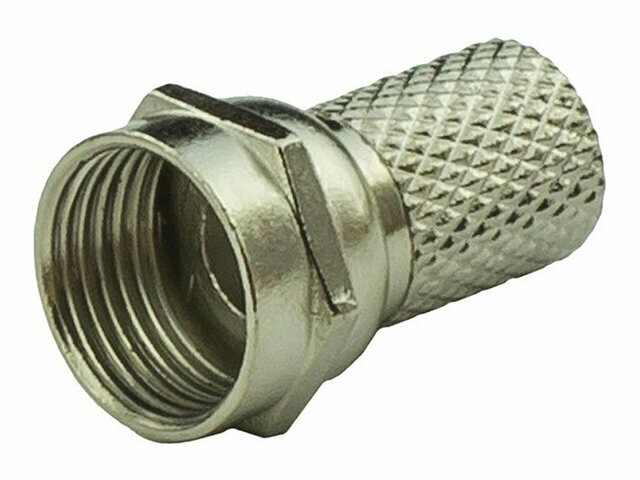 2 шт, Разъем F-коннектор для кабеля RG-6